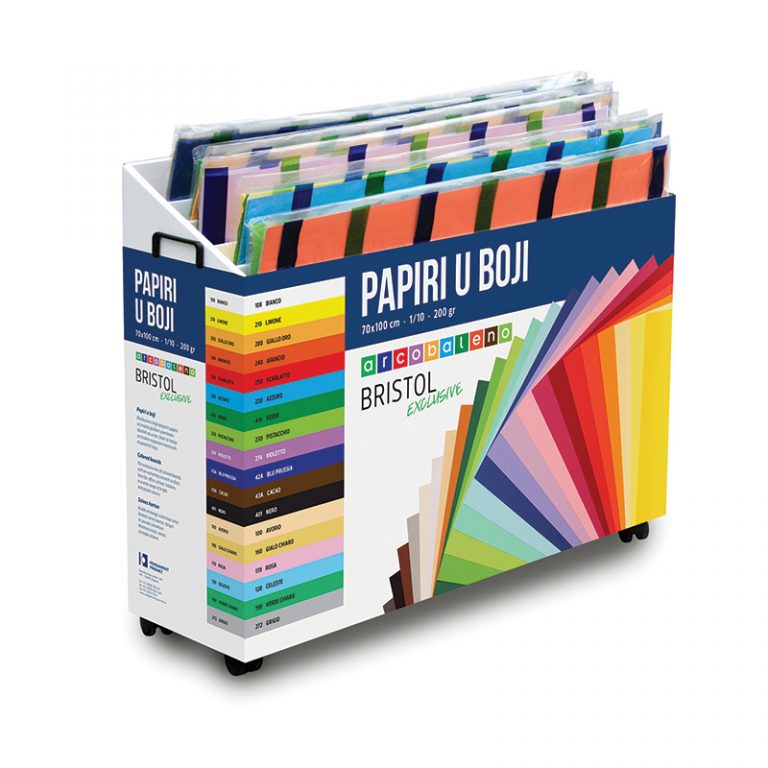 Karton 70x100cm Bristol Arcobaleno 200gr zlatno-zuti 200(10) – EXCLUSIVE